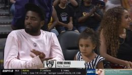 PHOTO Kyrie Irving Sitting With Daughter And Side Chick At WNBA Game