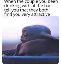 PHOTO When The Couple You Been Drinking With At The Bar Tell You That ...