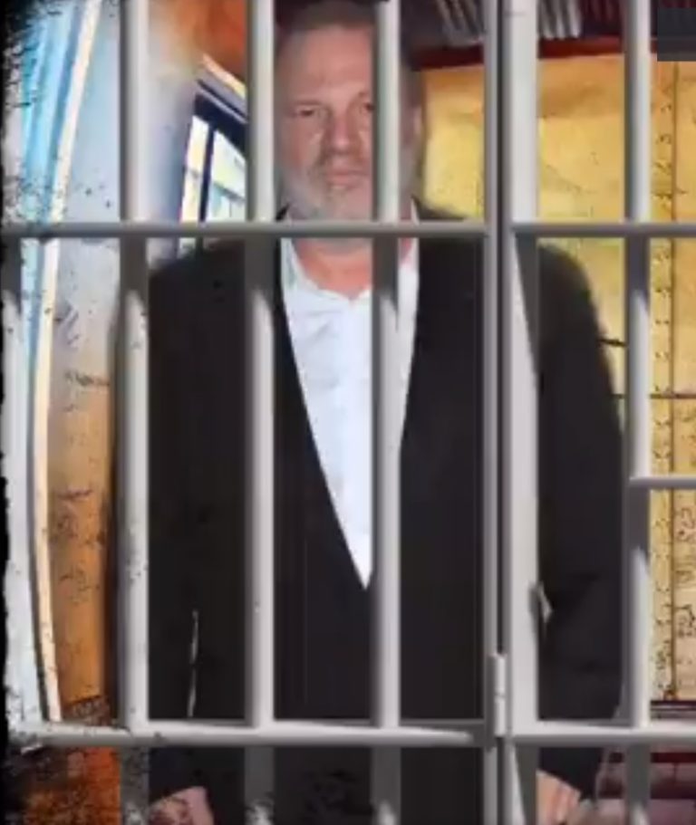 PHOTO Harvey Weinstein Staring Out Of His Cell From Between The Bars