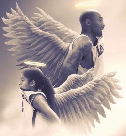 PHOTO Kobe Bryant And Gianna With Angel Wings In Heaven