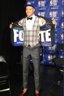 PHOTO Kevin Knox Wearing A Fortnite Blazers