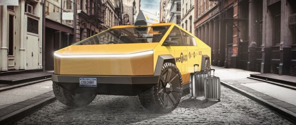 PHOTO Tesla Cybertruck New York City Taxi