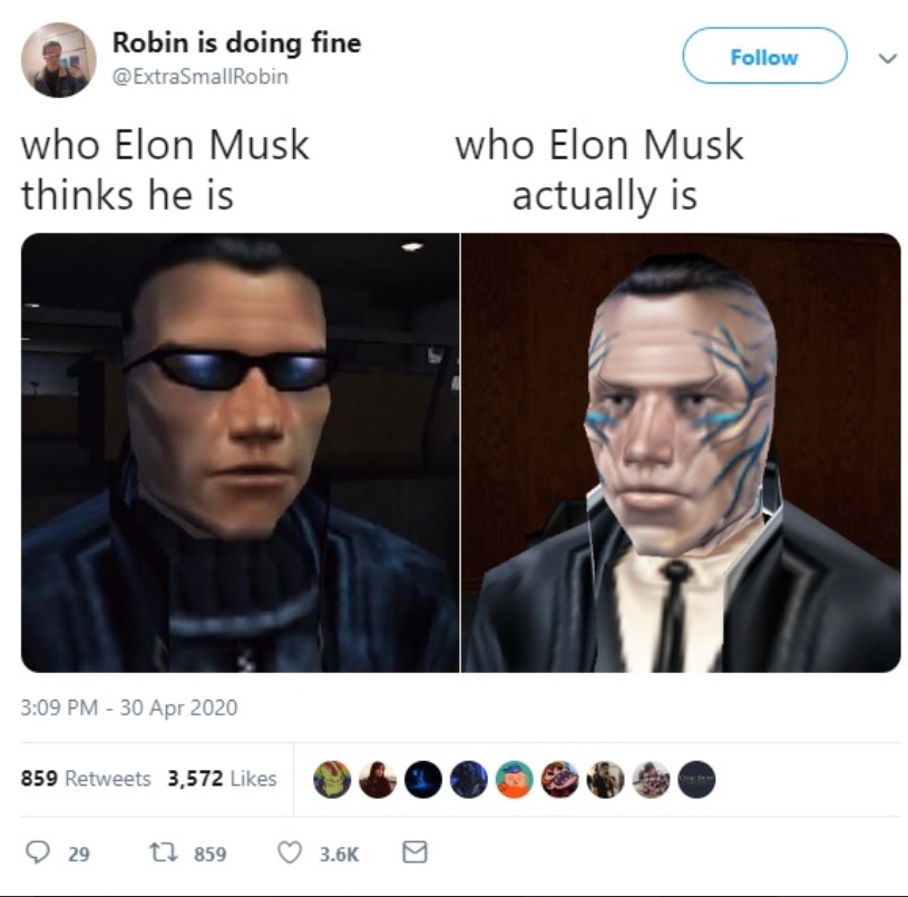 PHOTO Who Elon Musk Is Vs Who Elon Musk Actually Is Meme