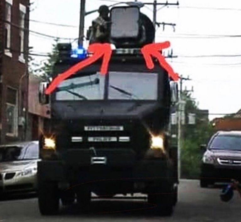 PHOTO Crowd Control Vehicles Being Used In Philadelphia That Emit Sonic ...