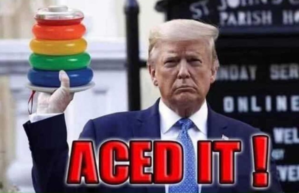 PHOTO Donald Trump Aced It Meme