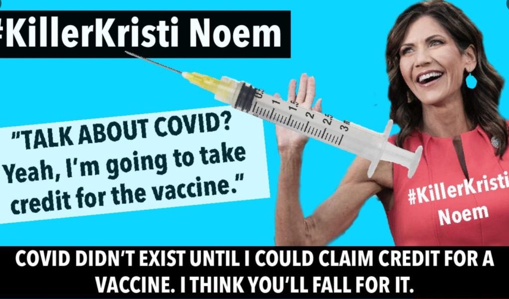 PHOTO Krsiti Noem Evil Meme