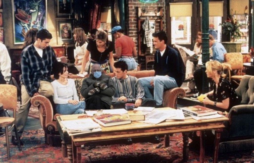 PHOTO Bernie Sanders On The Show Friends Meme
