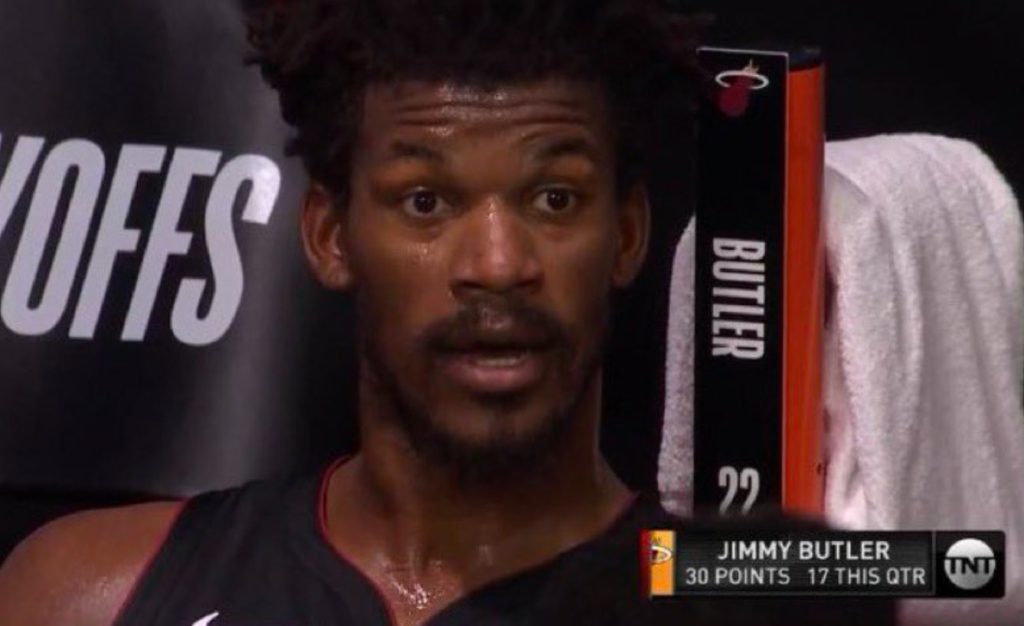 PHOTO Everyone's Reaction To Jimmy Butler Clapping Rachel Nichols