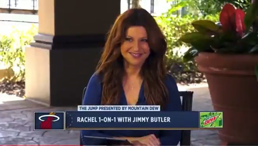 PHOTO Look At The Way Rachel Nichols Looks At Jimmy Butler