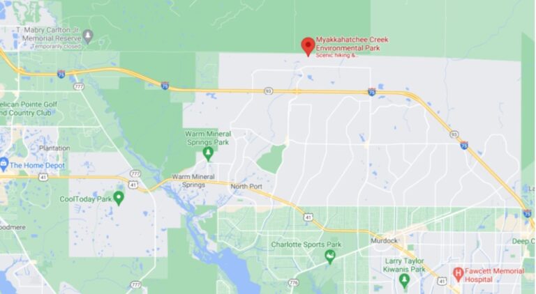 PHOTO Map Location Showing Where Brian Laundrie's Backpack Was Found In ...
