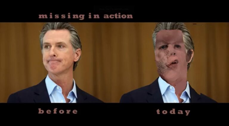 PHOTO Missing In Action Gavin Newsom Before Vs Today