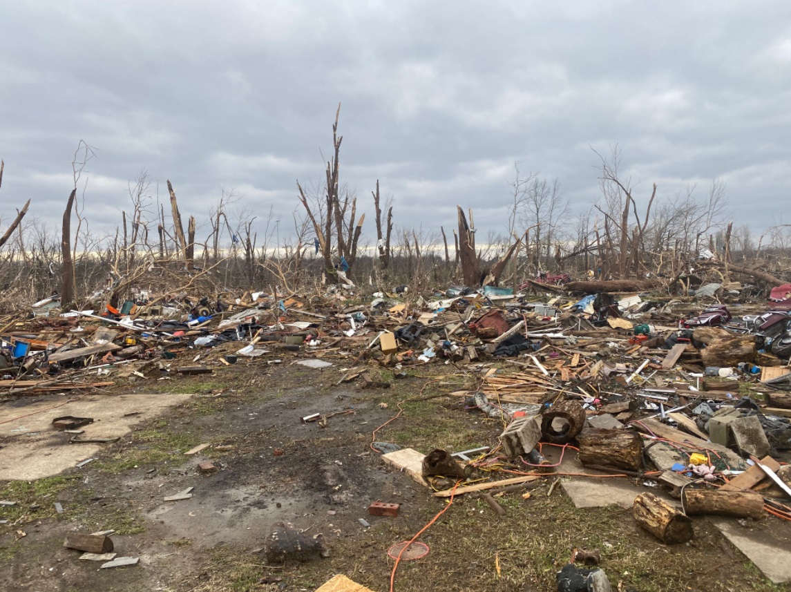 PHOTO All That's Left Of Home On Cardinal Road Right Off US-45 Is Just ...