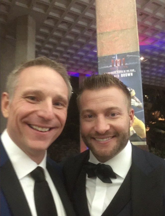 PHOTO Bob Fescoe With Sean McVay