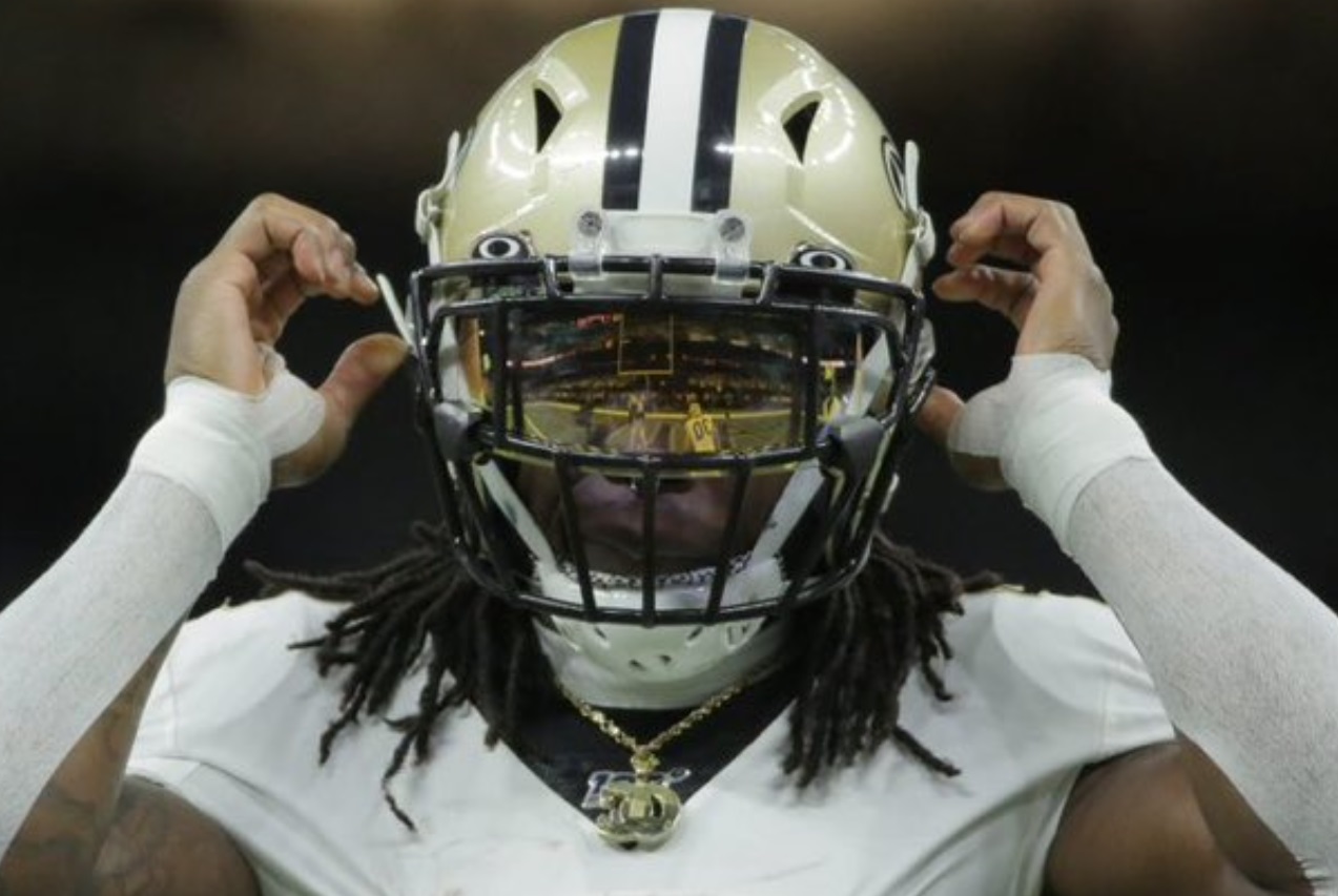 PHOTO The Tinted Visor Alvin Kamara Was Wearing When He Committed A ...