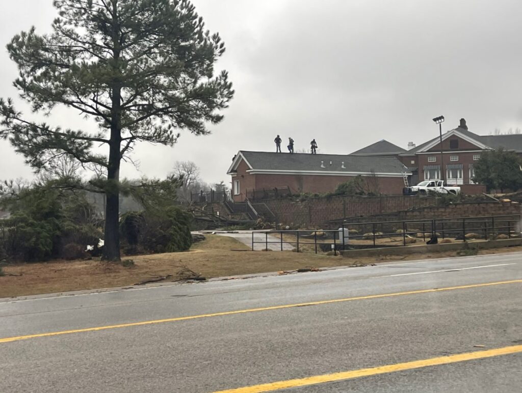 PHOTO Springdale Country Club Damaged By Tornado