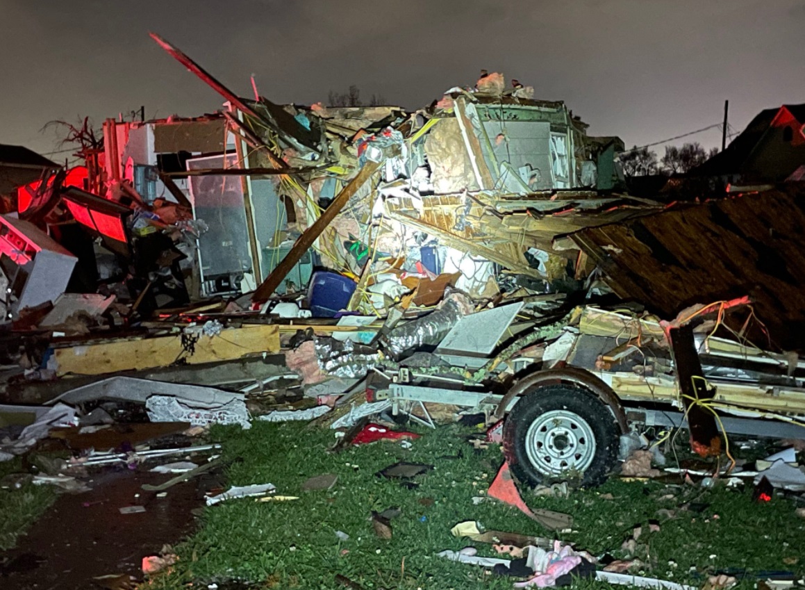 PHOTO Tornado Damage In Arabi Neighborhood In New Orleans Looks Like ...