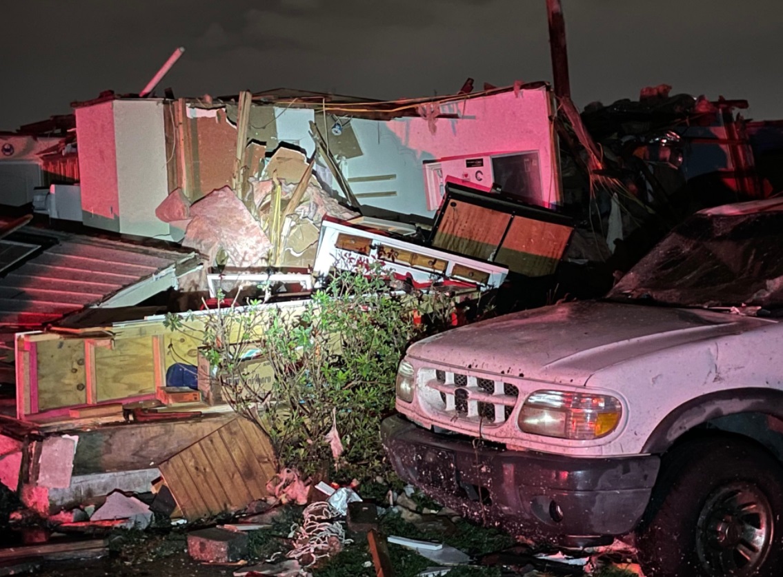 PHOTO Tornado Damage In Arabi Neighborhood In New Orleans Looks Like ...