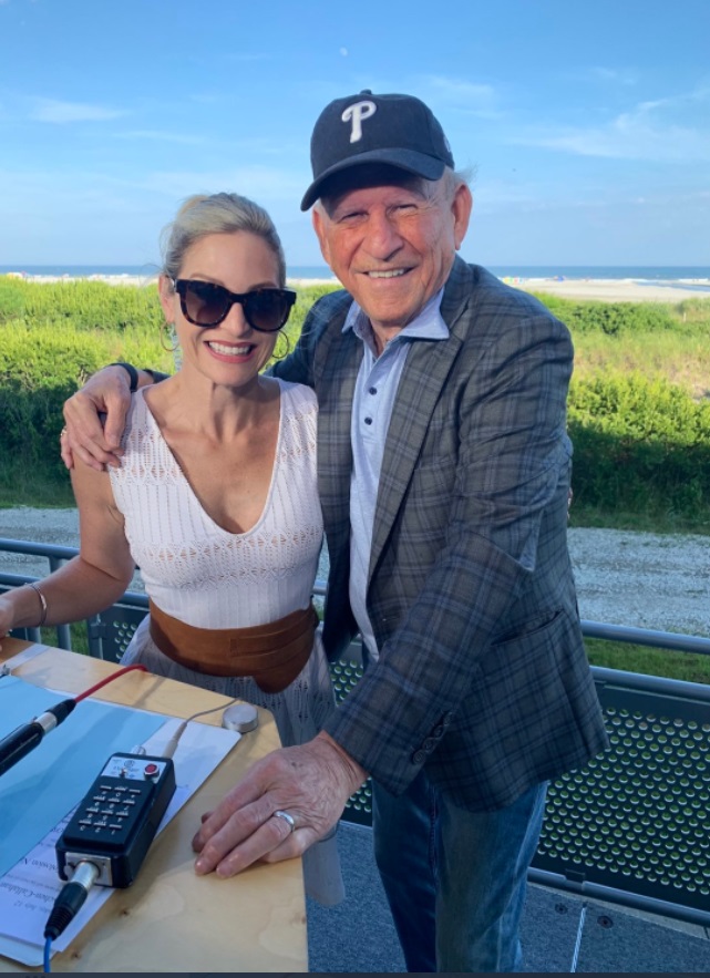 PHOTO Bobby Rydell Wearing A Phildelphia Phillies Hat With A Local ...