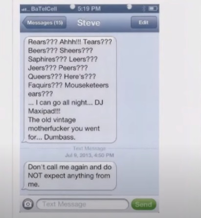 PHOTO Johnny Depp's Text Messages Showing Amber Heard Calls Herself A ...