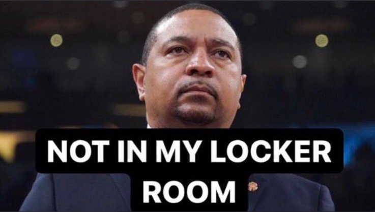 PHOTO Not In My Locker Room Mark Jackson Meme