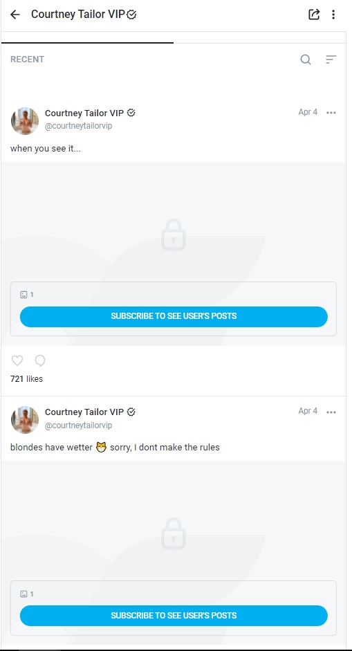 PHOTO Of Two Posts Courtney Tailor Made On Social Media After Stabbing ...