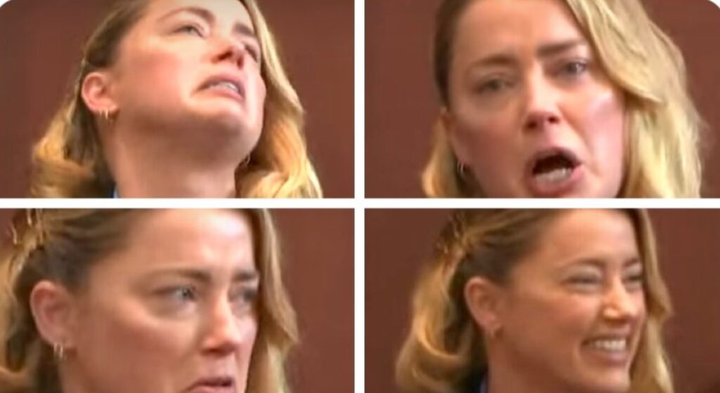 PHOTO Amber Heard's Facial Expressions Reek Of Desperation To Save ...