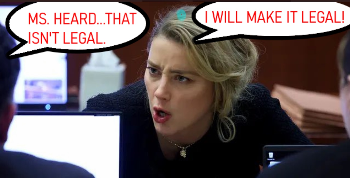 PHOTO Ms Heard That Isn't Legal Amber Telling Her Lawyer I Will Make It ...