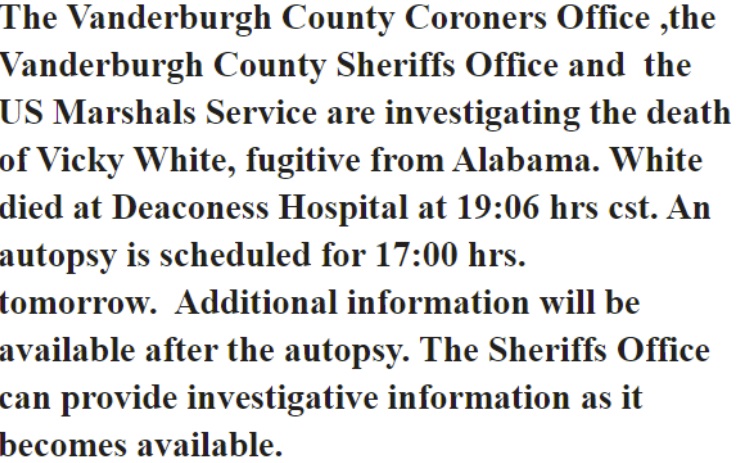 PHOTO Of Vicky White Hooked Up To Breathing Machine When She Died At 7: ...