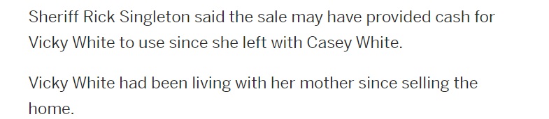 PHOTO Vicky White Moved In With Her Mother Before Fleeing With Casey