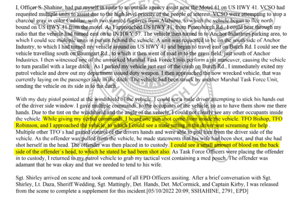 PHOTO Vicky White Was Holding The Gun In Her Right Hand And It Was ...