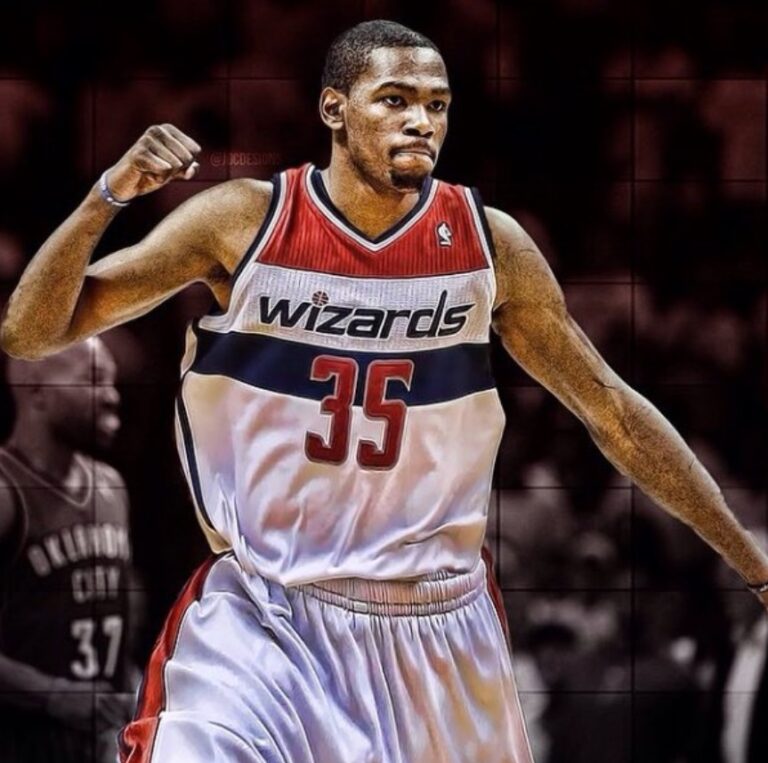 NBA Title ChasePHOTO Kevin Durant In A Washington Wizards Uniform