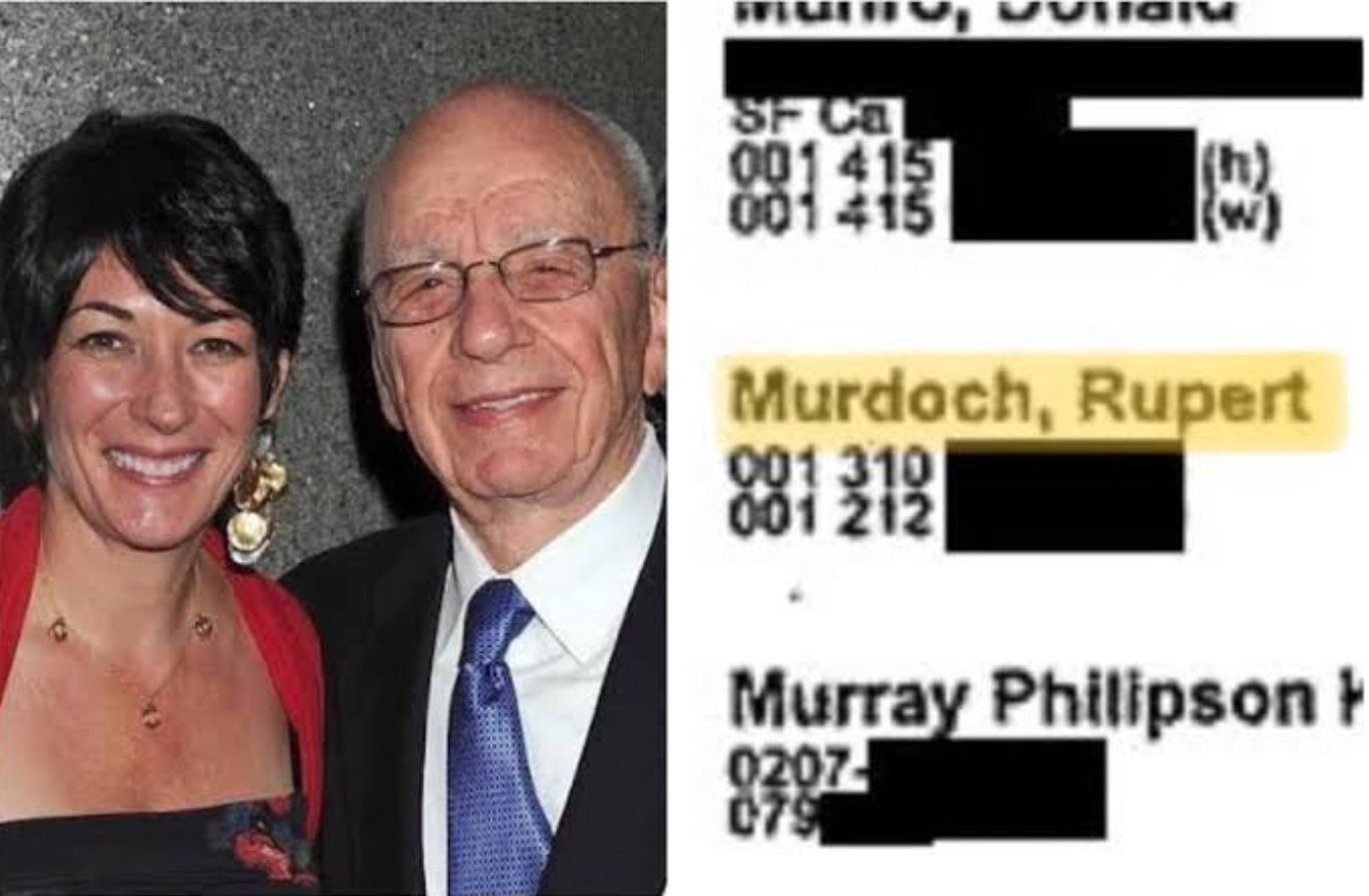 PHOTO Proof Ghislaine Maxwell Had Rupert Murdoch's Private Numbers All ...