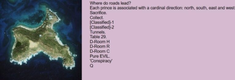 PHOTO Aerial View Of Jeffrey Epstein's Island Showing Where The Roads ...