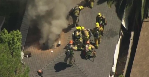 PHOTO Flames Went Through The Ceiling And Roof Was On Fire Of House ...