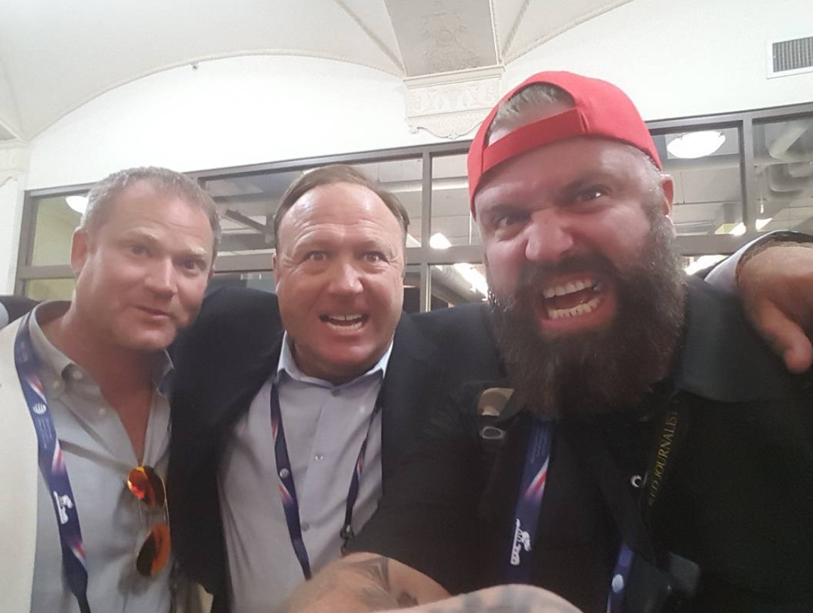 PHOTO J6 Proud Boys Leader Joe Biggs Worked For Alex Jones For 8 Years