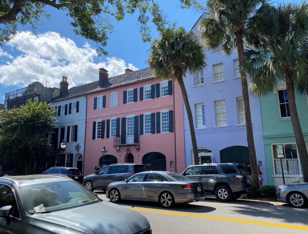 PHOTO Battery Park And Rainbow Row In Charleston South Carolina Boarded ...
