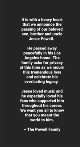 PHOTO Jesse Powell's Sister Announces He Passed Away Today