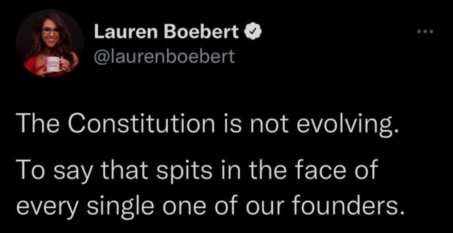 PHOTO Lauren Boebert Who Isn't Very Smart Wants You To Know The ...