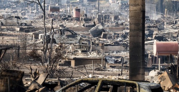 PHOTO Mill Fire In Weed California Severely Impacted The Lincoln ...