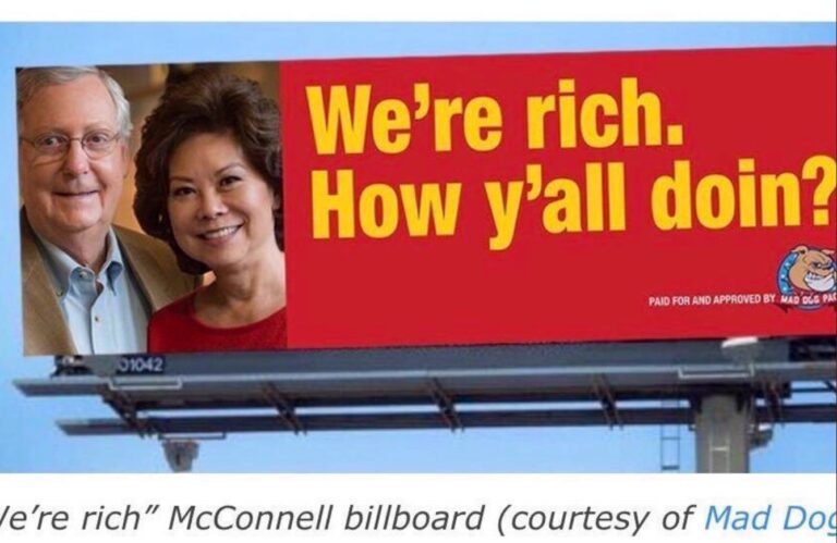 PHOTO We're Rich How Yall Doin Mitch McConnell Billboard