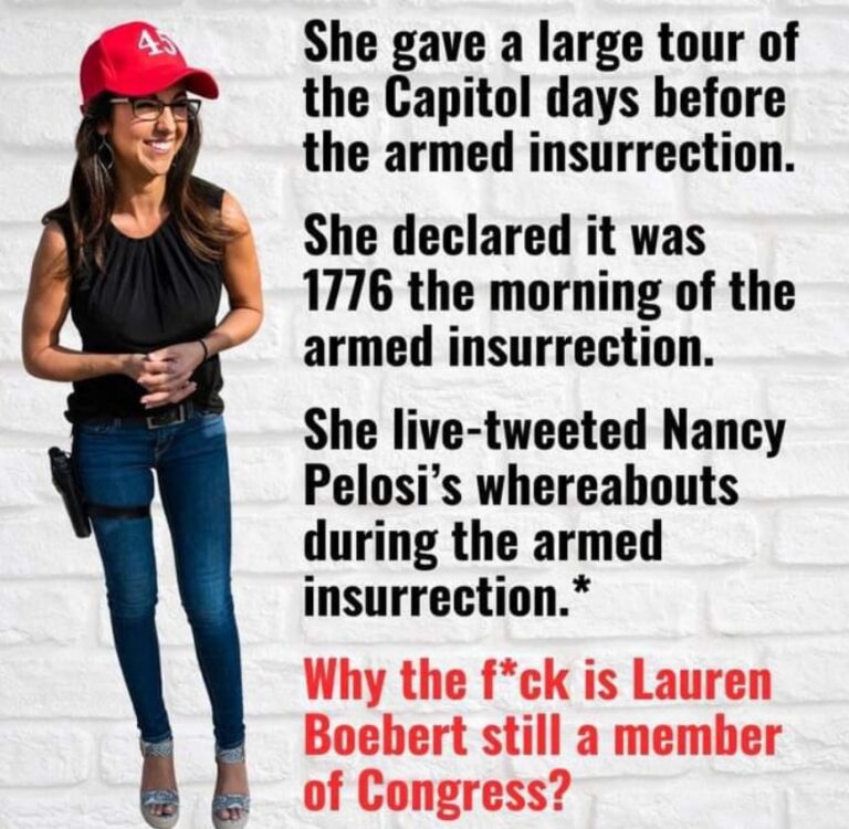 PHOTO Why The F*ck Is Lauren Boebert Still A Member Of Congress Meme