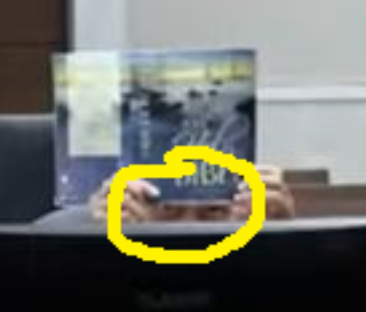 PHOTO Darrell Brooks Covering His Face With Book And Peaking Out The ...