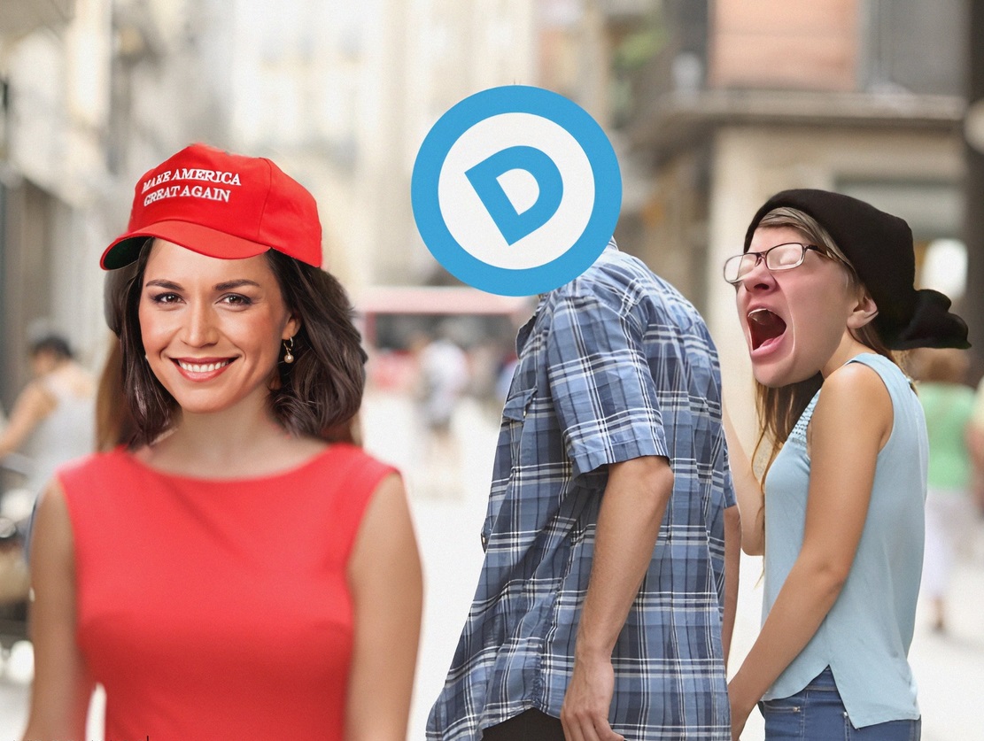 PHOTO Democrats Girlfriend Outraged At Him Checking Tulsi Gabbard Out ...