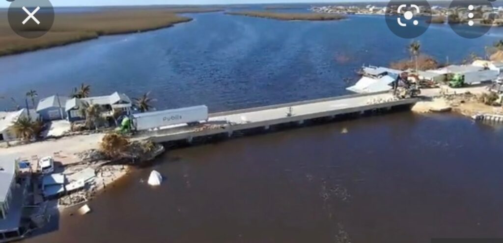 PHOTO Of Sanibel Island Bridge Completely Repaired In Just 3 Days