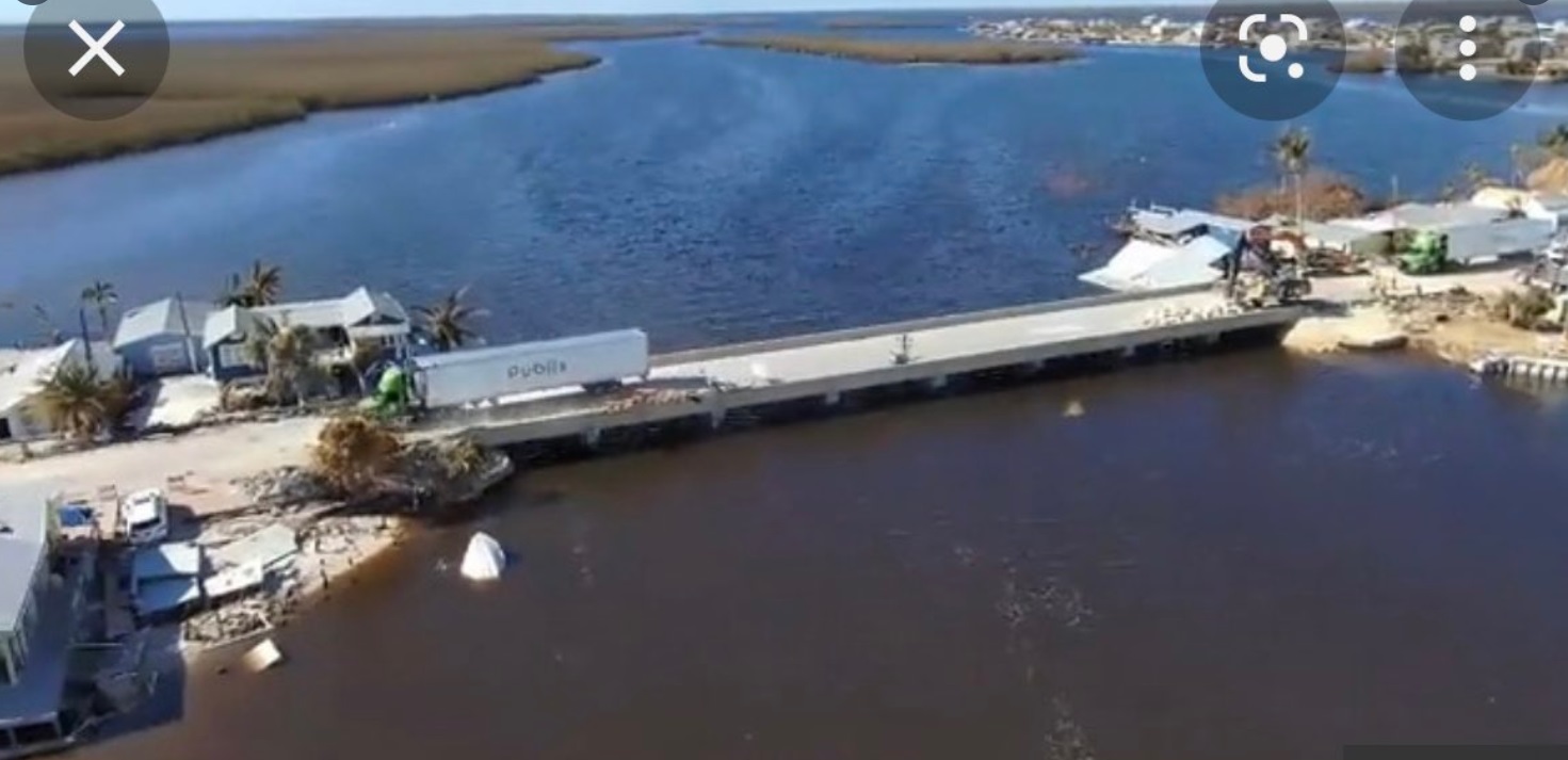 PHOTO Of Sanibel Island Bridge Completely Repaired In Just 3 Days