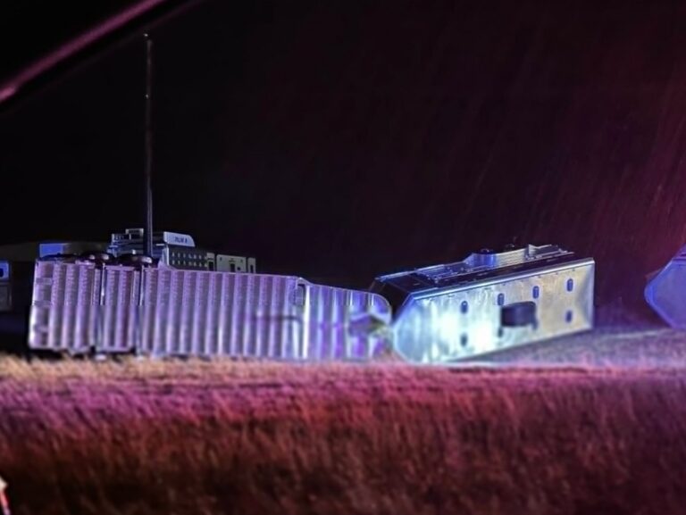 PHOTO Trucks Flipped Off I-35 South Of Jarrell Texas After High Tornado ...