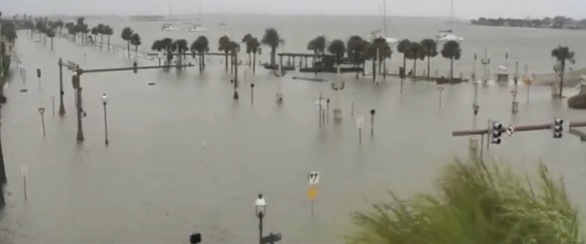 PHOTO Historic District In Downtown Saint Augustine Florida Underwater By 10 Feet And Everything ...