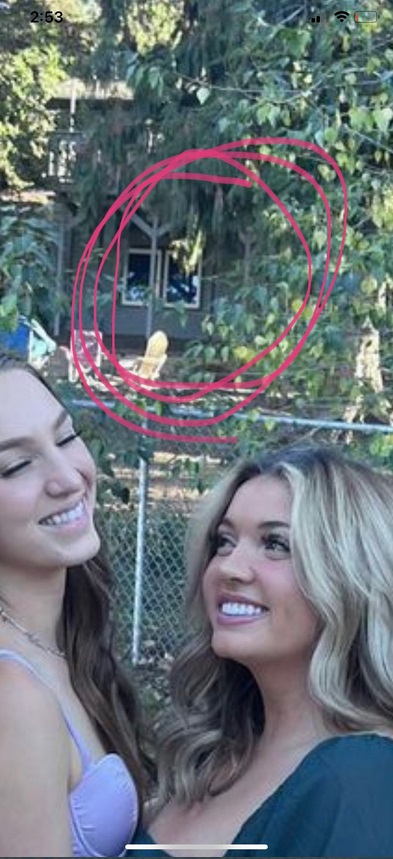 PHOTO Of Person Spotted Watching Kaylee Goncalves From Behind From ...