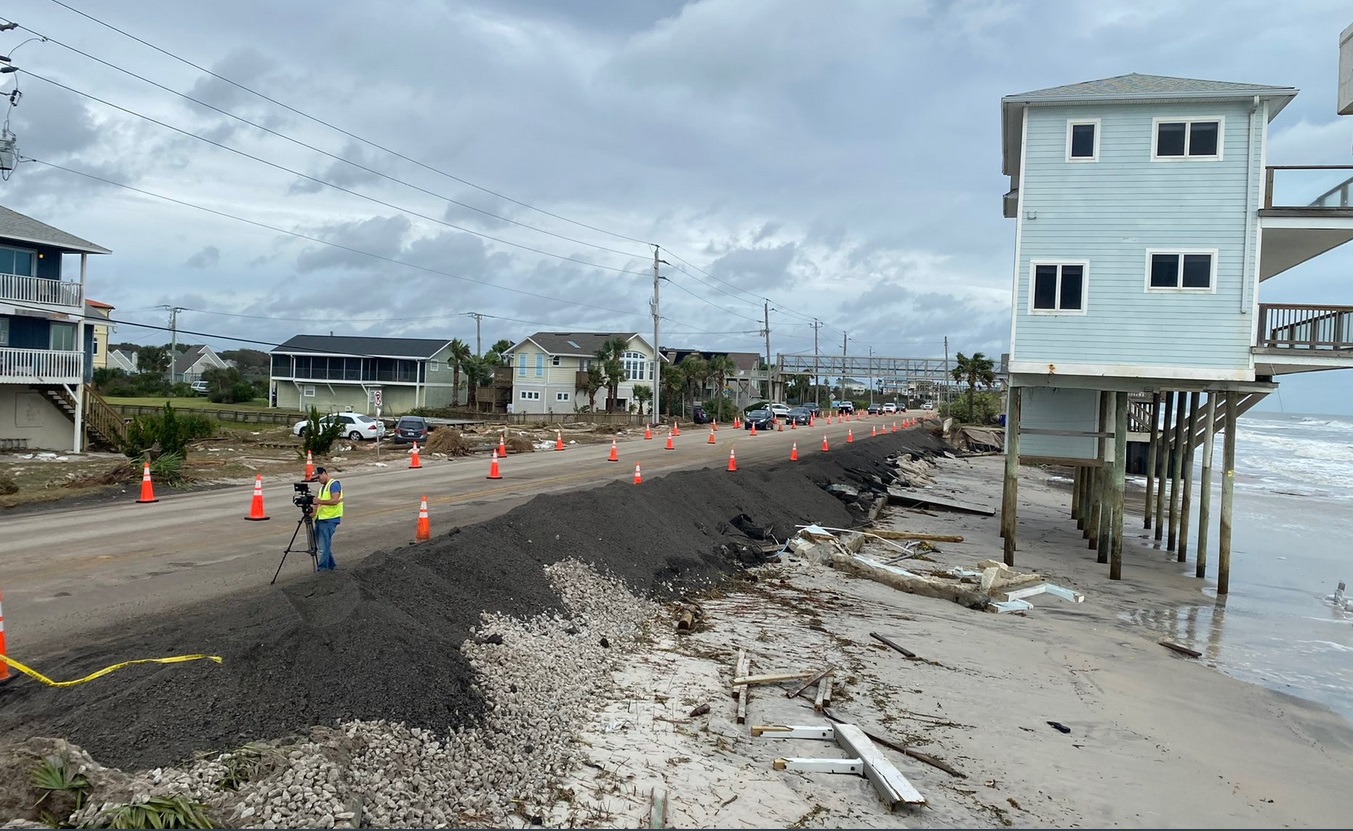 PHOTO SR A1A In Vilano Beach Connecting Beach Peninsula To Mainland Of ...