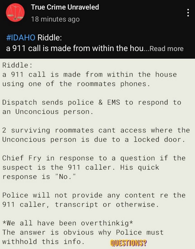 PHOTO Police Refuse To Release 911 Caller Transcript From Kaylee ...